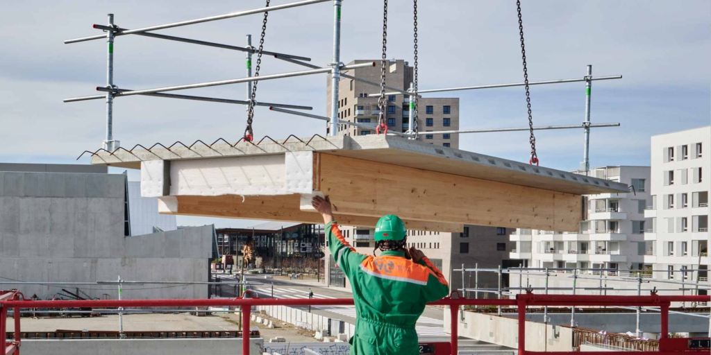 Chantier du futur siège social de GA Smart Building