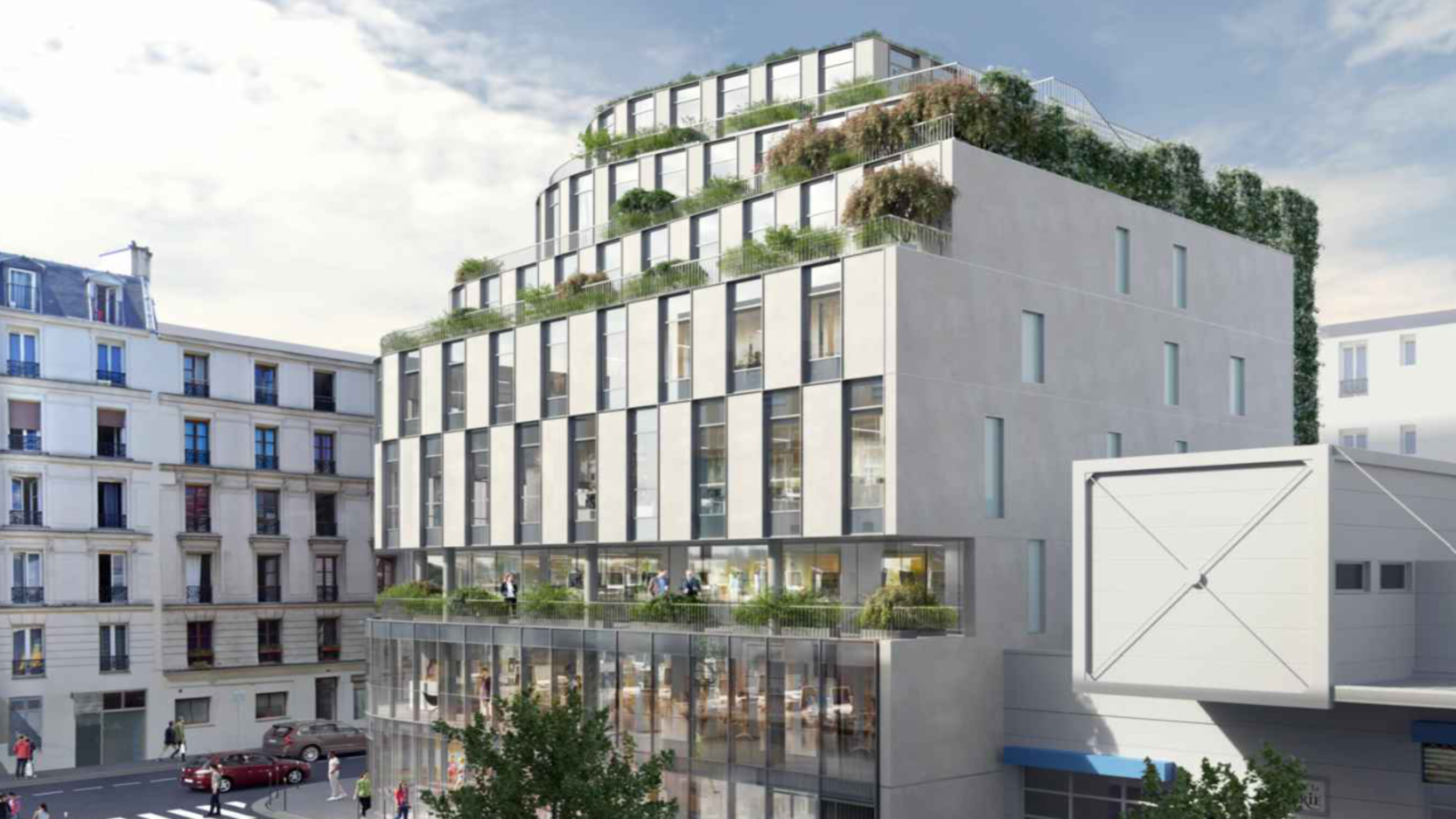 Renovation and roof extension for PAREF in Paris | GA